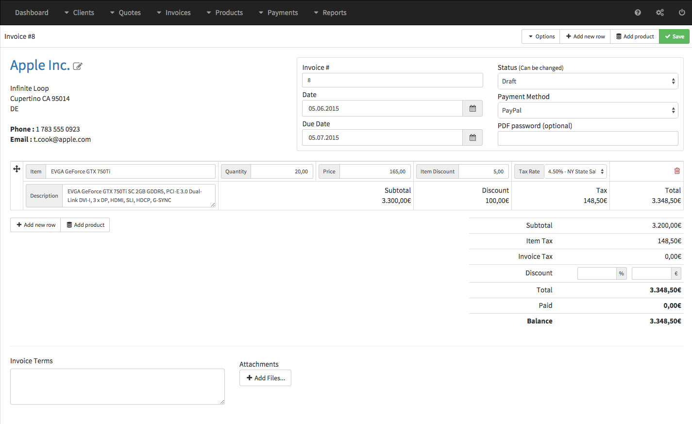 Invoices - InvoicePlane Wiki